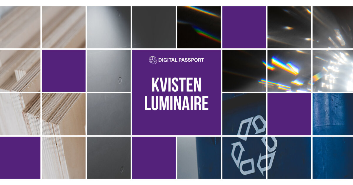 Digital material passports - Kvisten Luminaire - Blog - Cundall