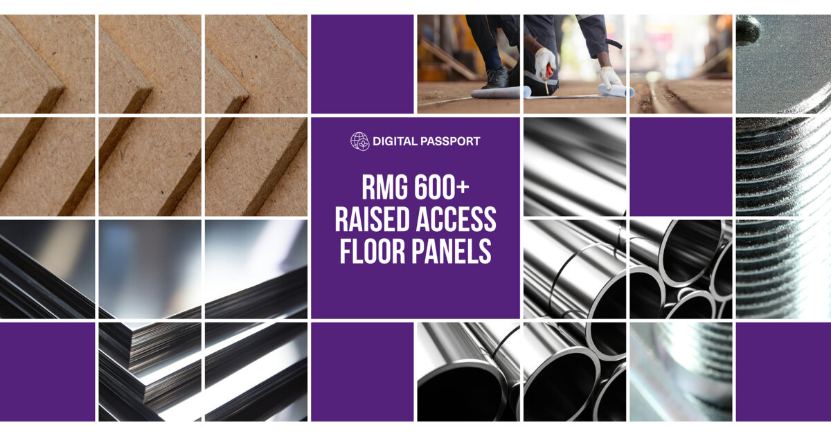 Digital material passports - RMG600+ Access Floor Panels - Blog - Cundall
