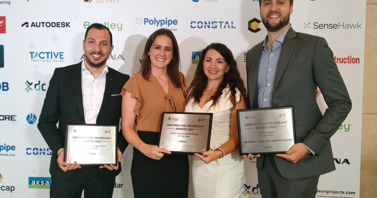 Three wins at the Construction Technology Awards - News - Cundall