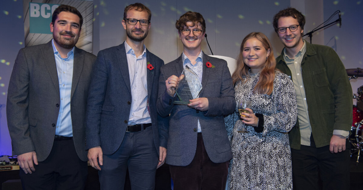 Tim Newcombe wins BCO Graduate of the Year - News - Cundall